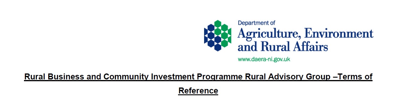 Rural Advisory Group Terms of Reference - Rural Community Network