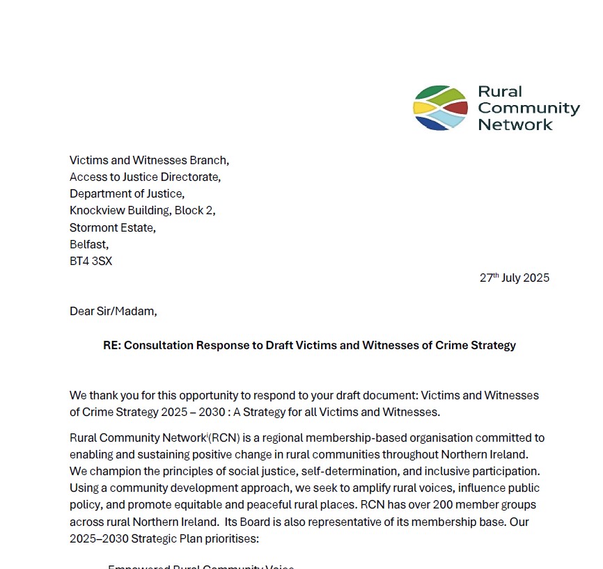 RCN Response to Draft Victims and Witnesses of Crime Strategy ...